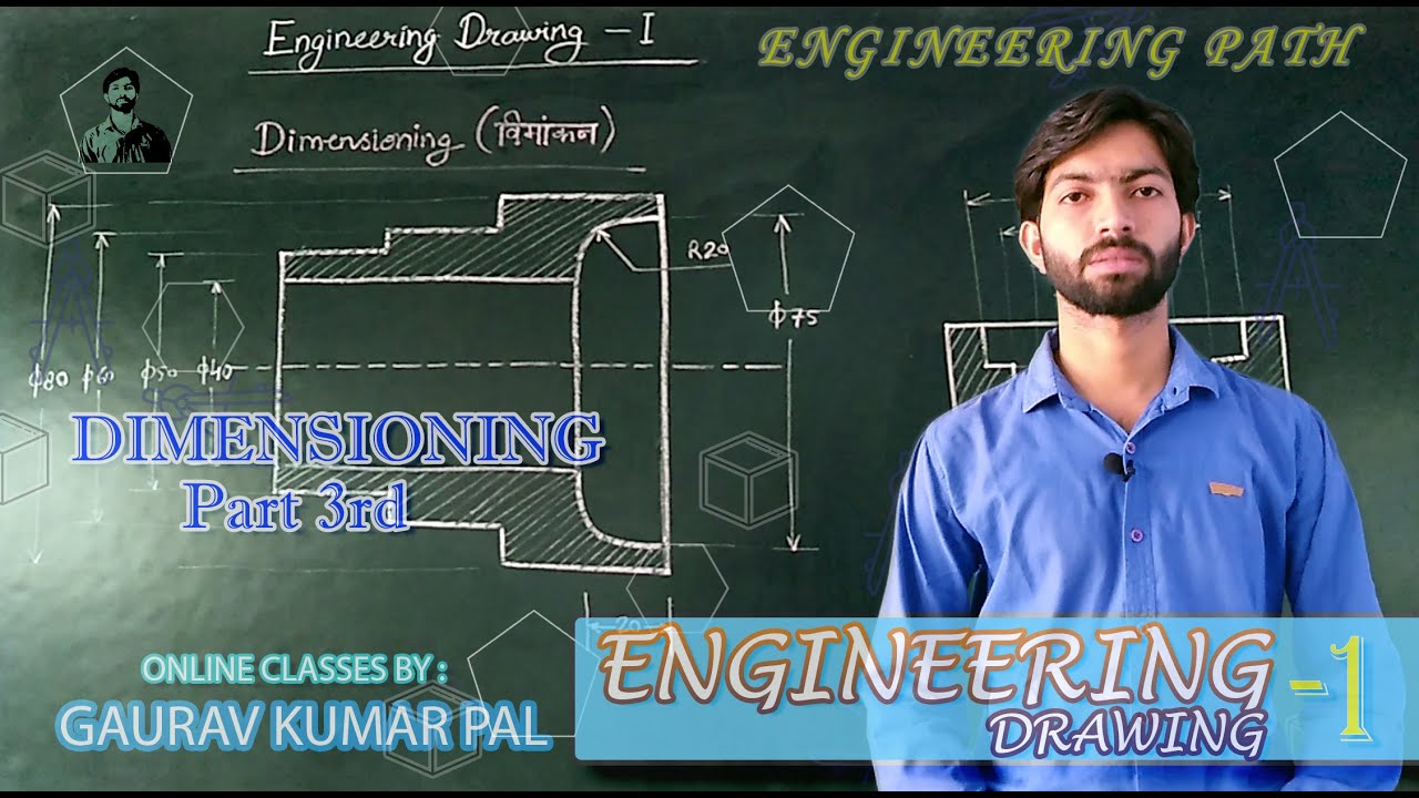 DIMENSIONING PART 3 | TYPES & METHODS OF DIMENSION - YouTube