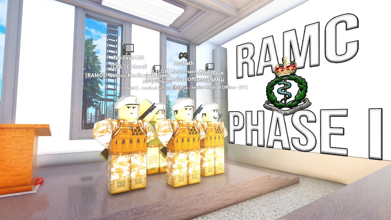 RAMC: Phase I - ReaperAaron's British Army (ROBLOX) - YouTube