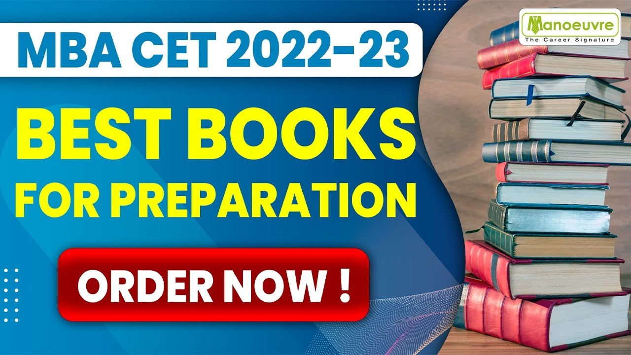 MBA CET 2022 - 23 | BEST BOOKS FOR PREPARATION - YouTube