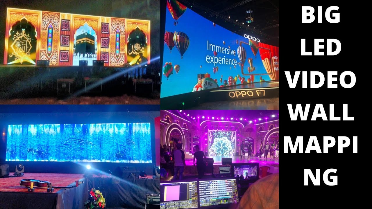 #BIG Video WALL MAPPING #https://rsled.store 9714608015 - YouTube
