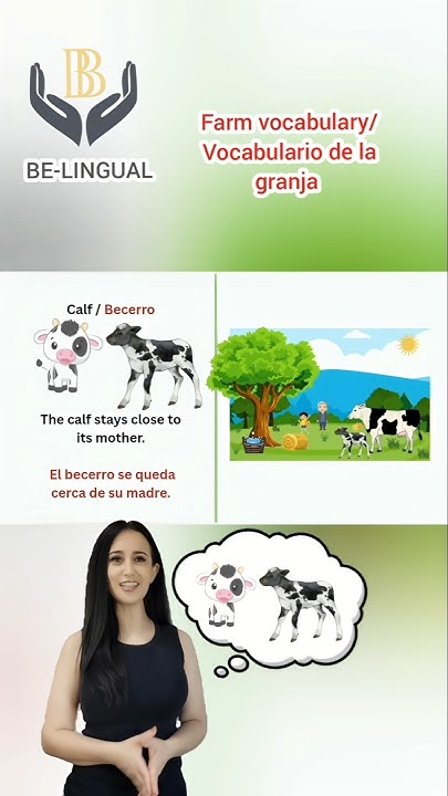 Farm vocabulary/Vocabulario de la granja. part3. #capcut #learn # ...
