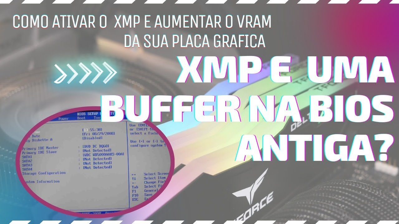 Como ativar (UMA buffer size) e XMP na bios antiga? (Mancer A320M-DA ...