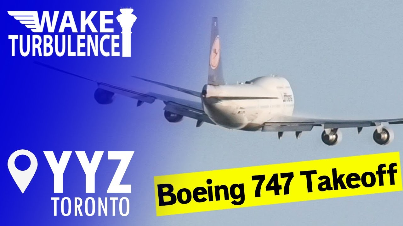 The Mighty Boeing 747 Takes off from Toronto on Lufthansa LH471 - YouTube