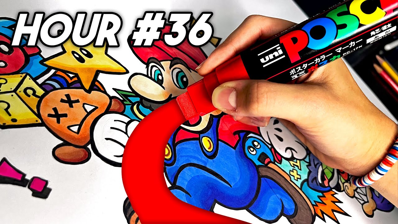 Super Mario Art Doodle - YouTube