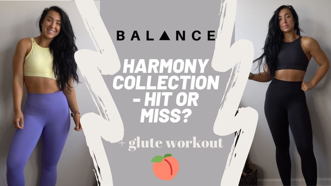 BALANCE HARMONY COLLECTION HIT OR MISS? | Glute Workout + Try On Haul - YouTube