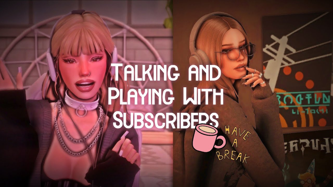 Talking and playing with subscribers (ft. teddysims) ☕️ - YouTube