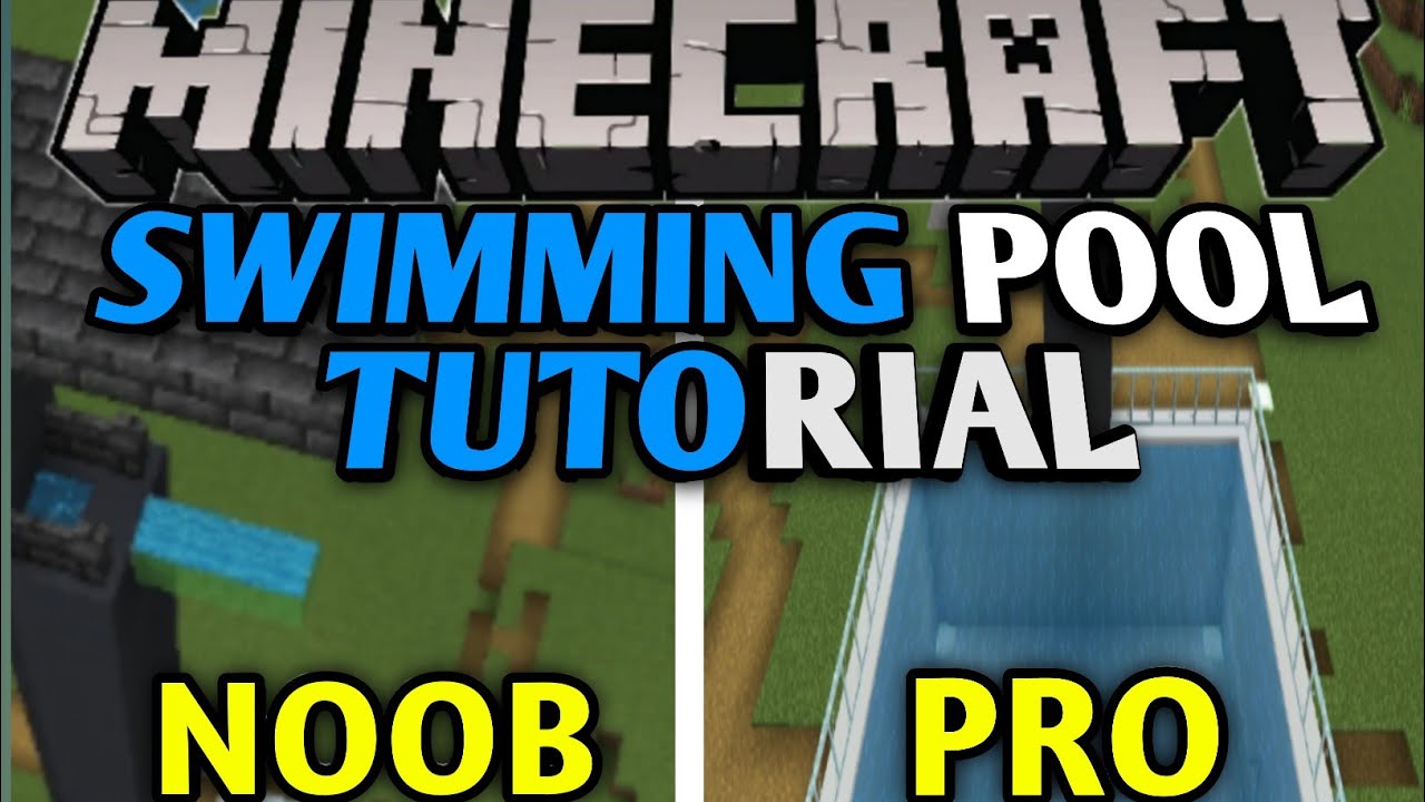 How To Make A Large Swimming Pool In [MINECRAFT TUTORIAL]🤩 - YouTube
