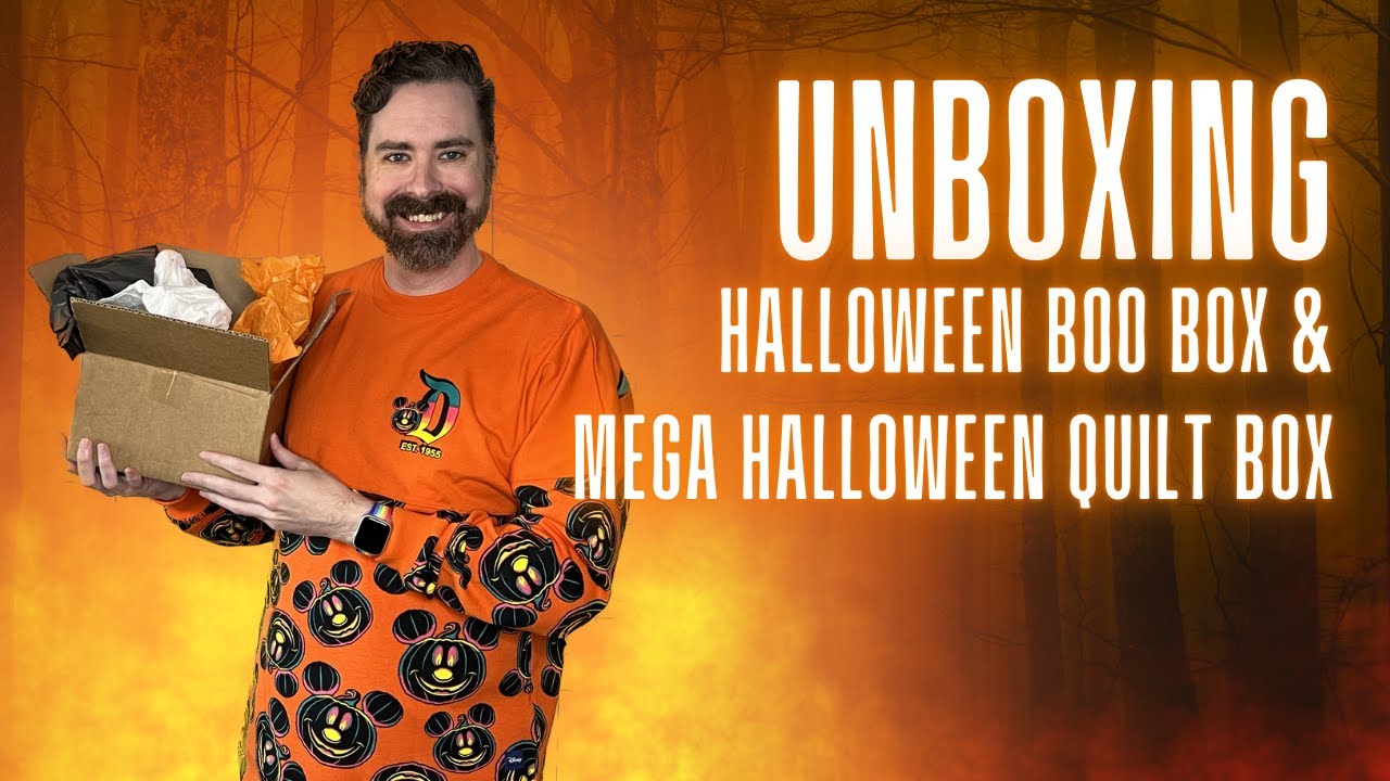 Unboxing the Halloween Boo Box & Mega Halloween Quilt Box - YouTube