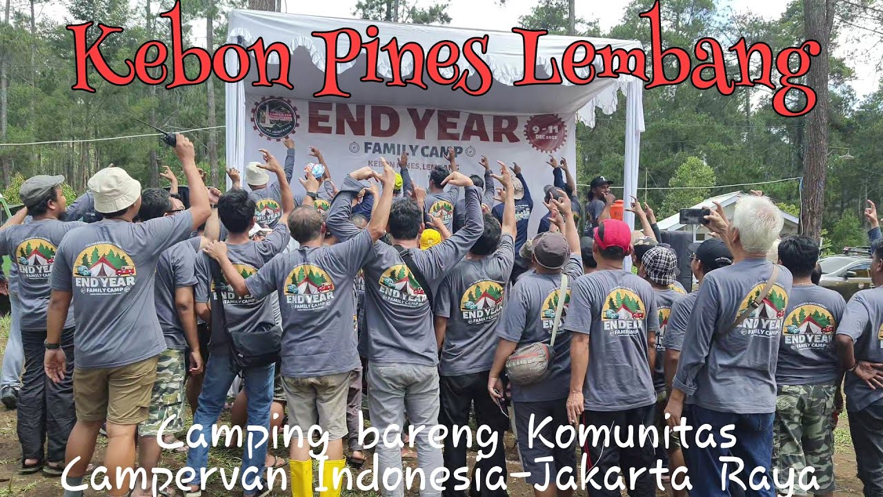 Kebon Pines Camping Ground, Cikole Lembang - YouTube
