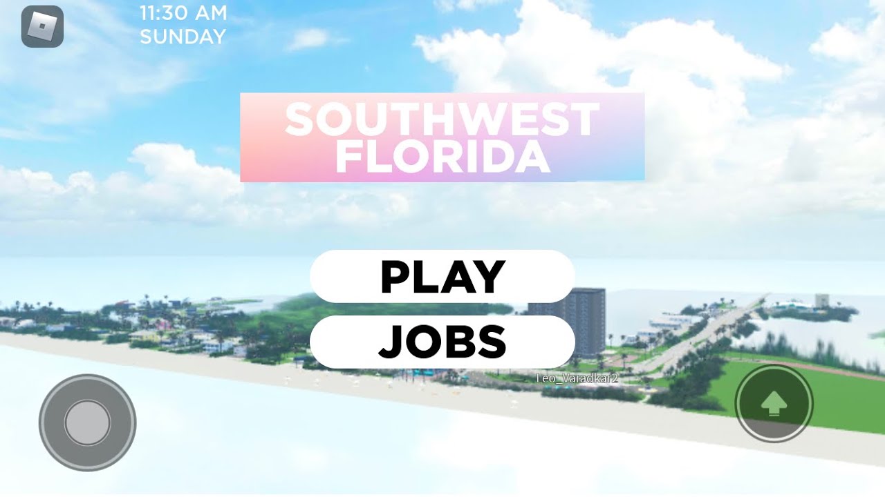 Southwest Florida (Roblox) roleplay - YouTube