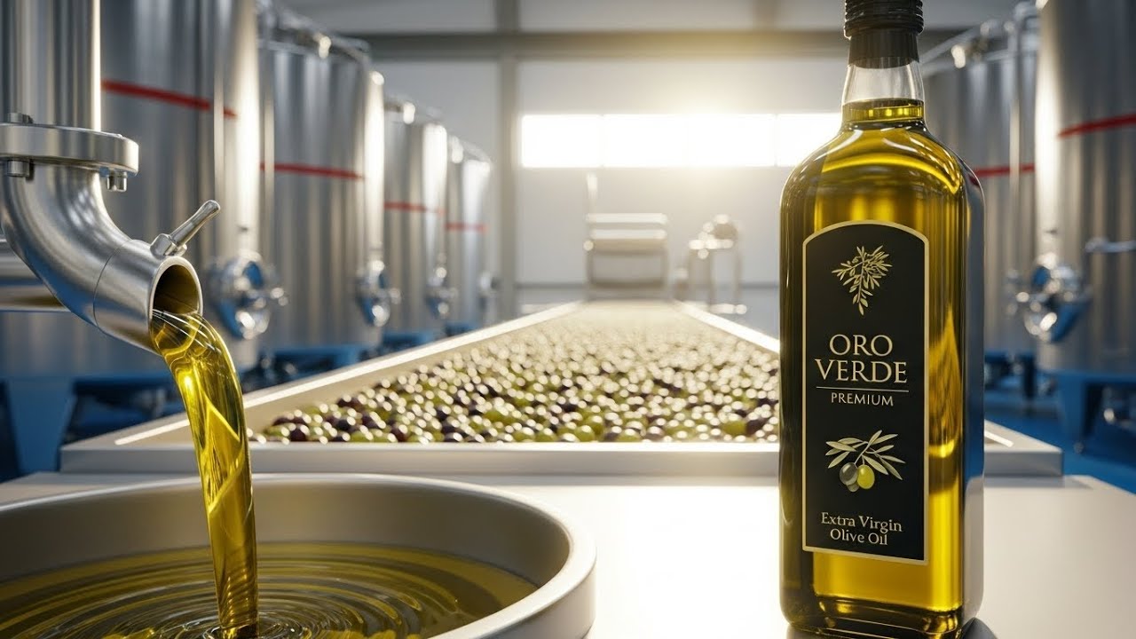 Inside the Olive Oil Factory: From Fresh Olives to Liquid Gold (Full ...