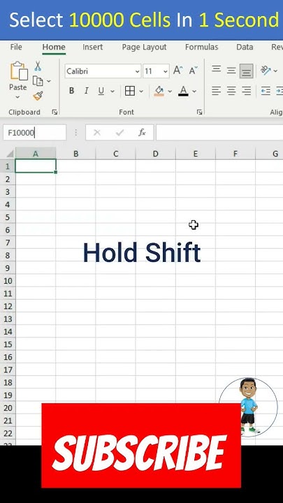 Select 10000 Cells With Insert Border In Just 5 Sec Excel Excelshortcuts Exceltips Exceltech