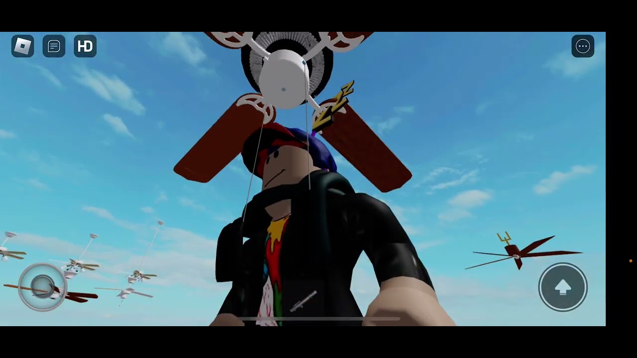 Destroy table fans and ceiling fans with me in Roblox - YouTube