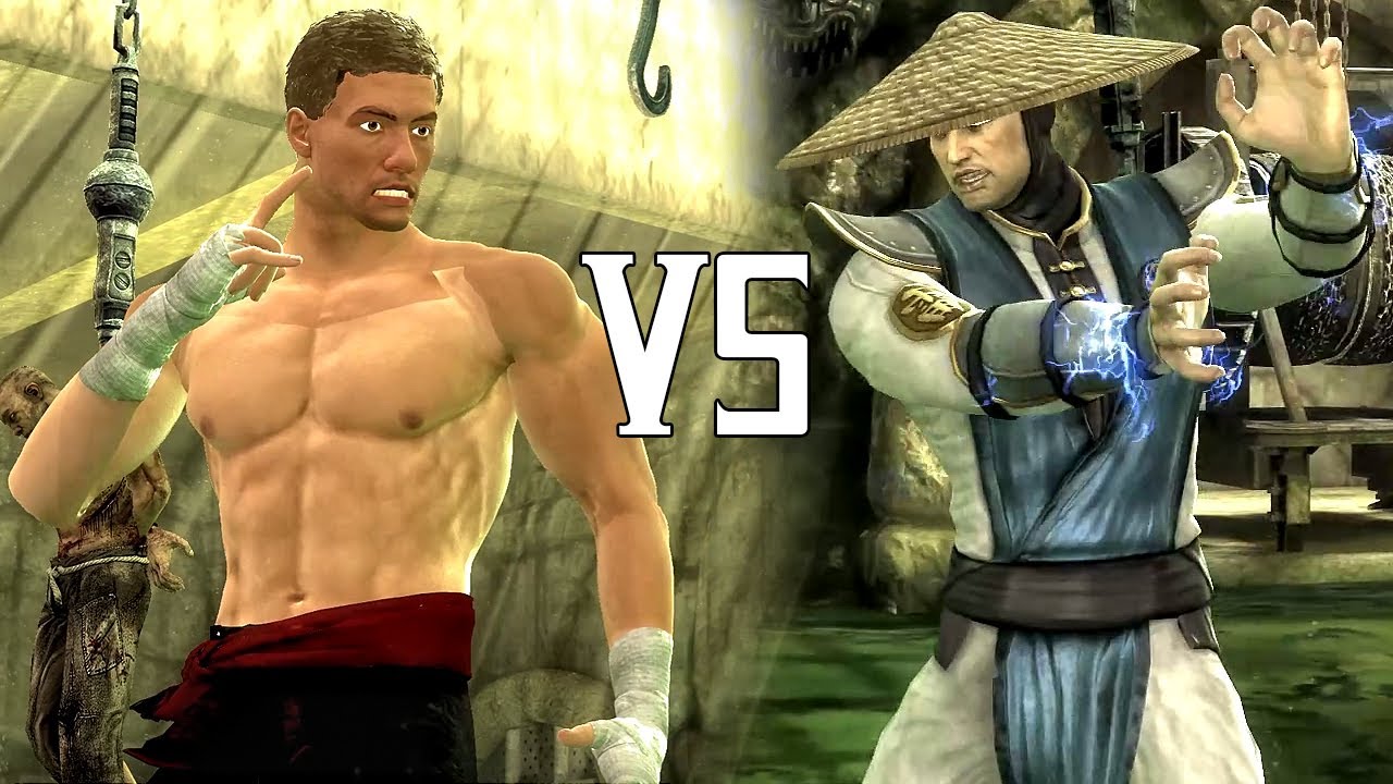 Mortal Kombat 9 Van Dam MK1 VS Raiden - YouTube
