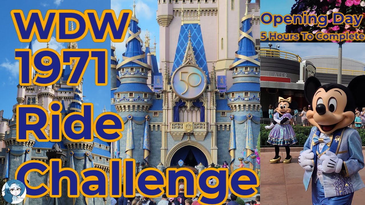 WDW 1971 Opening Day Ride Challenge | 5 Hour Time Limit - YouTube