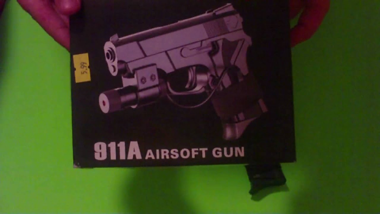 911A airsoft gun review - YouTube