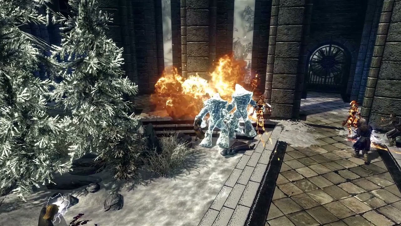 Skyrim Battles - College of Winterhold vs The Synod - YouTube