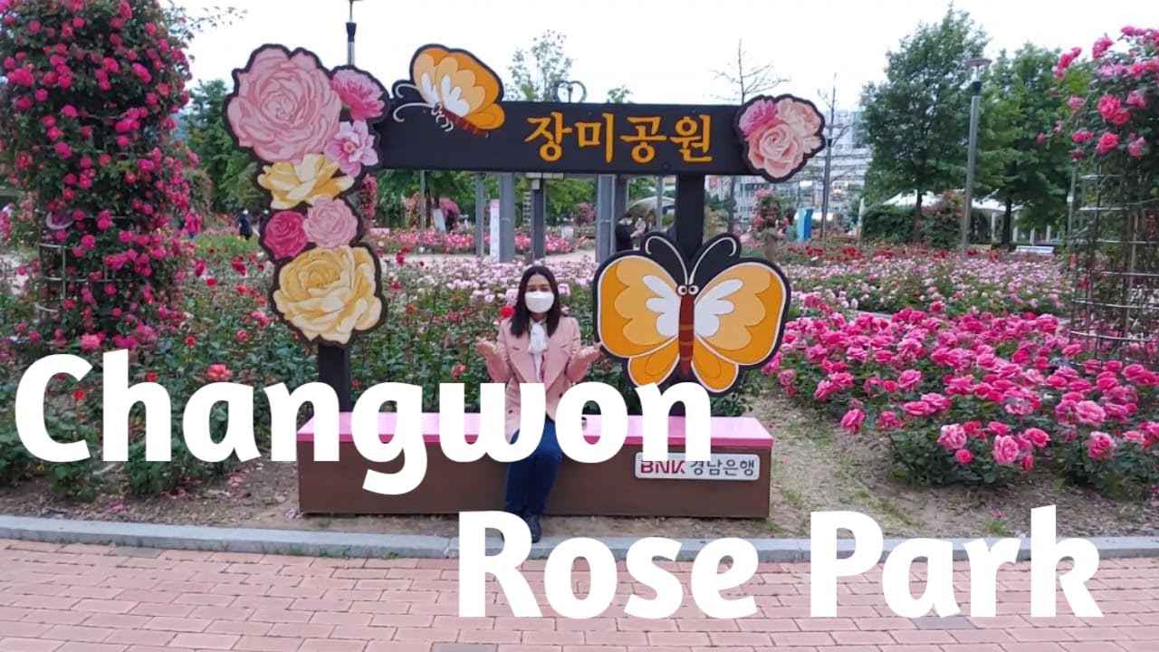 The Rose Park of Changwon-Korea - YouTube