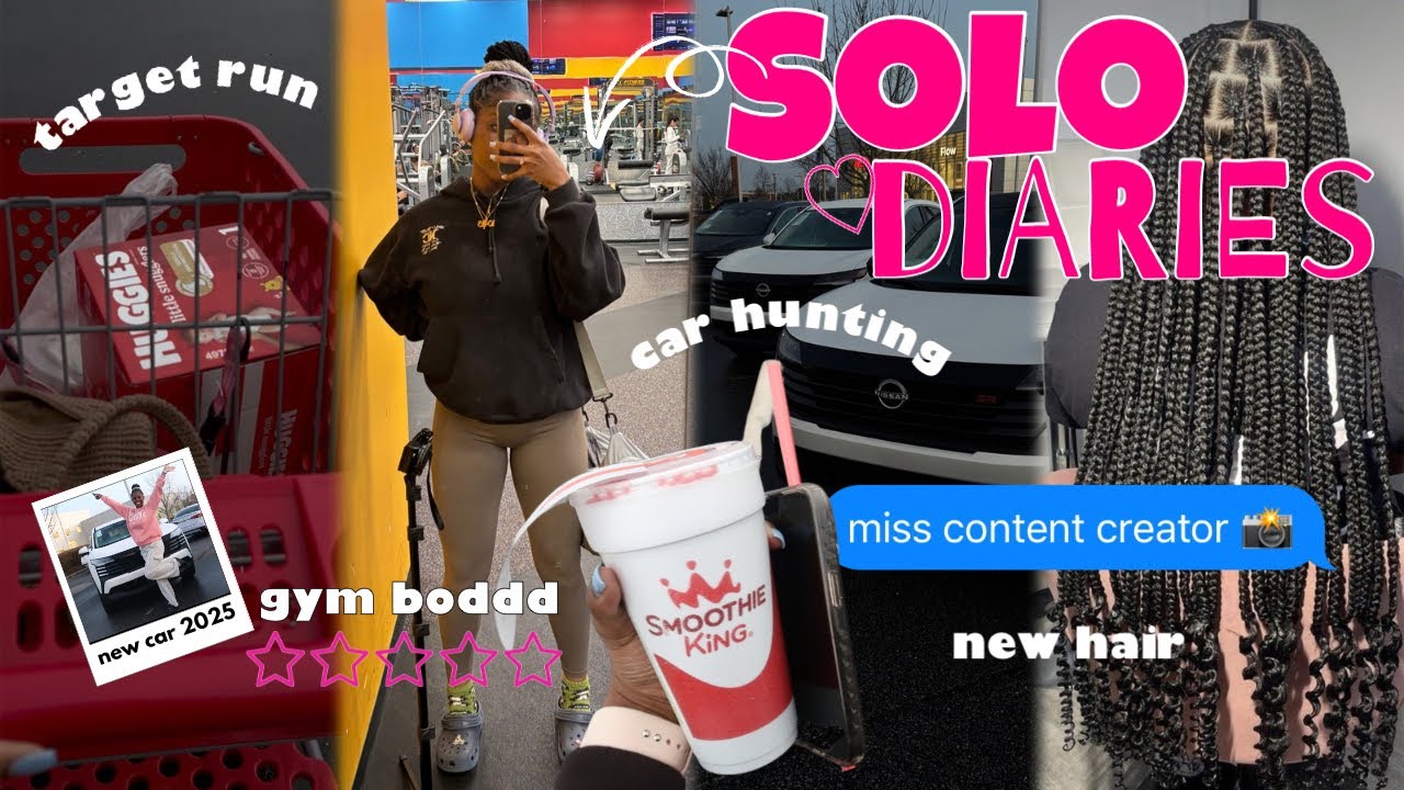 SOLO DIARIES ☆ come w me to get a bbl, full time content creator + NEW ...