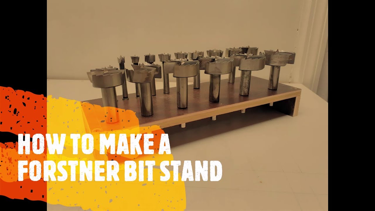 How To Make A Forstner Bit Stand - YouTube