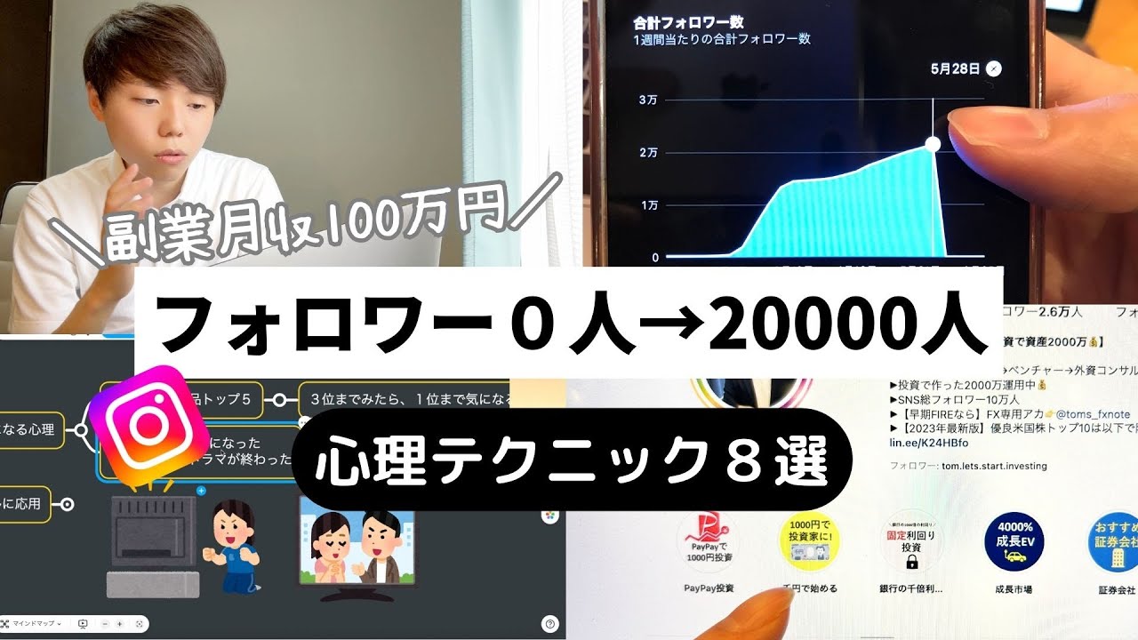 【完全網羅】インスタが爆伸びした心理テクニック8選【フォロワー2万人増加】 Youtube