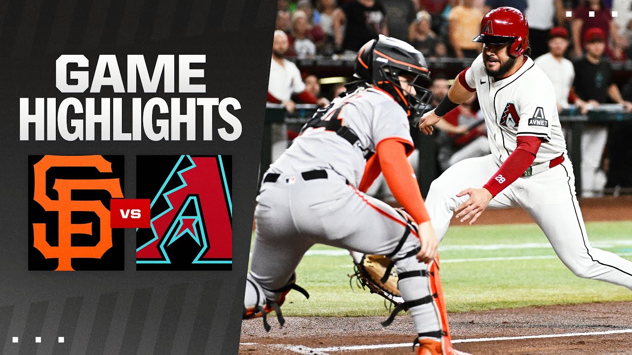 Giants vs. D-backs Game Highlights (9/25/24) | MLB Highlights - YouTube