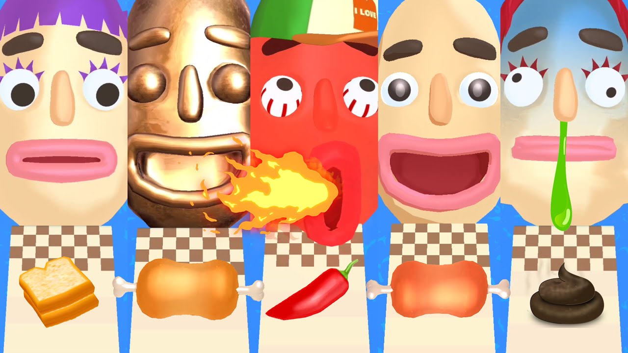 Sandwich Runner NEW FACES BATTLE🍔Sandwich Runner Max Levels Gameplay ...