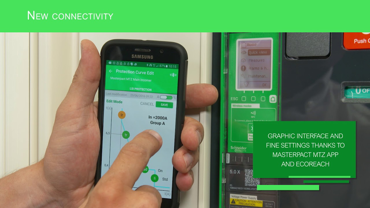 Micrologic X for Masterpact MTZ - YouTube