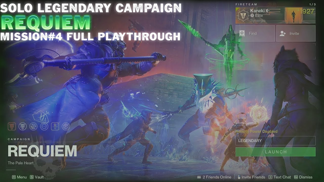 Solo Legendary The Final Shape Campaign - Mission #4 "Requiem" [The ...
