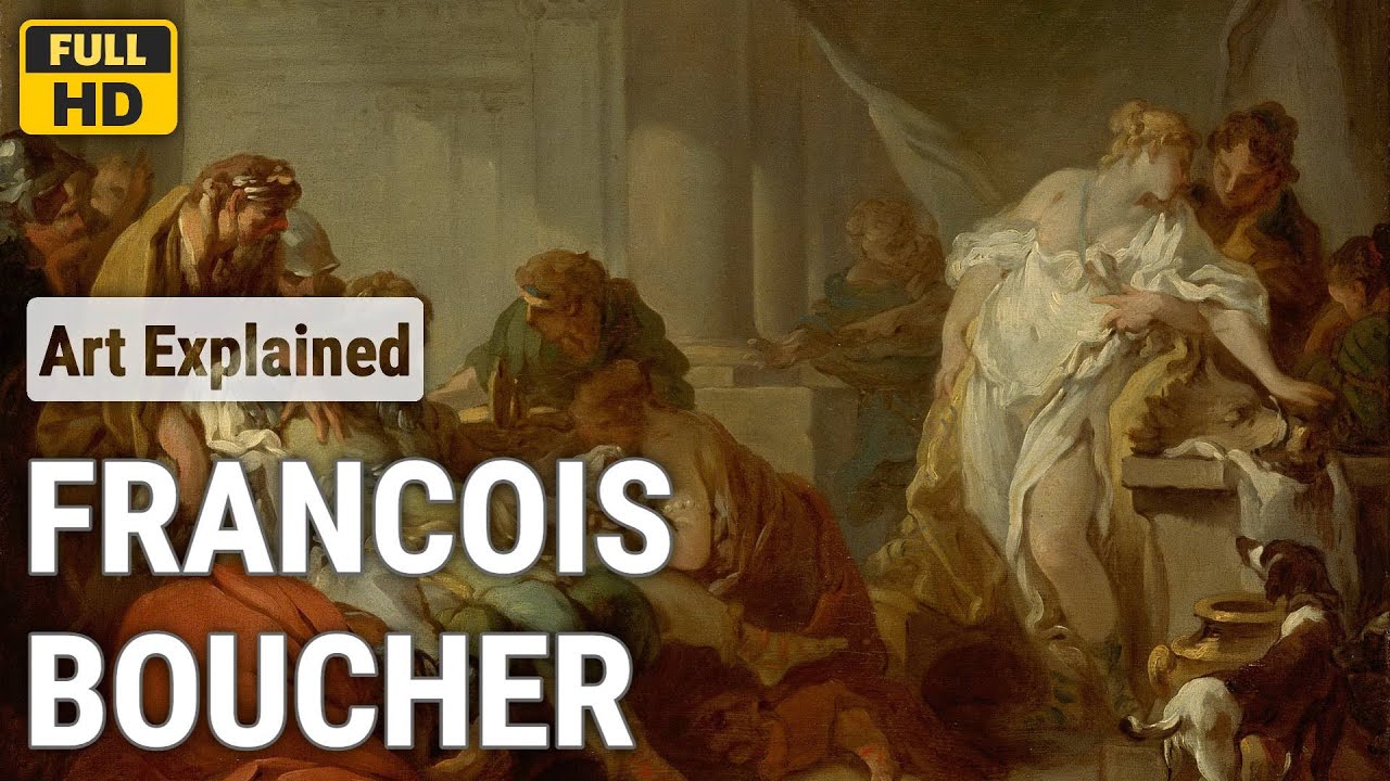 Francois Boucher: A collection of 10 oil paintings with title and year ...