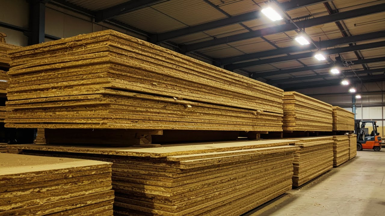 How It's Made: Particle Board from 16 Million Tons of Wood Waste! | Top ...
