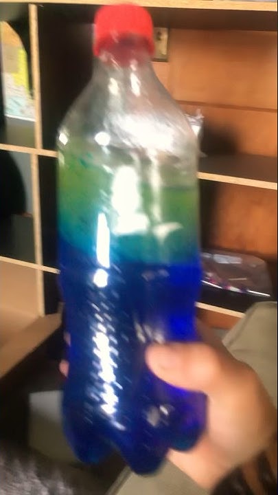 Water bottle lava lamp - YouTube