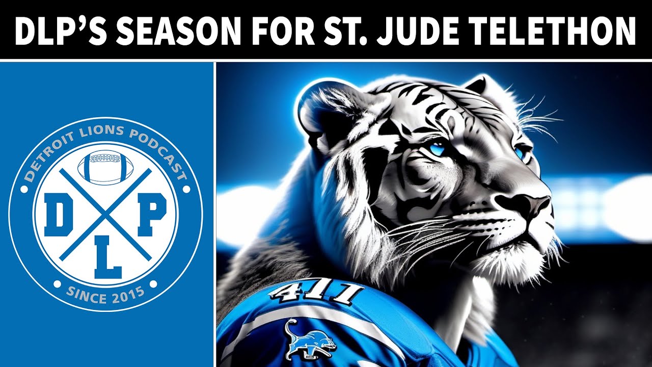 24-hour Live Stream For St. Jude | Detroit Lions Podcast - YouTube