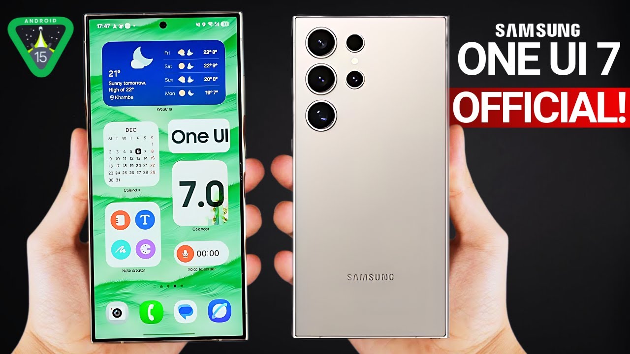 Samsung One UI 7.0 Galaxy S24 Ultra - FINALLY OFFICIAL!! - YouTube
