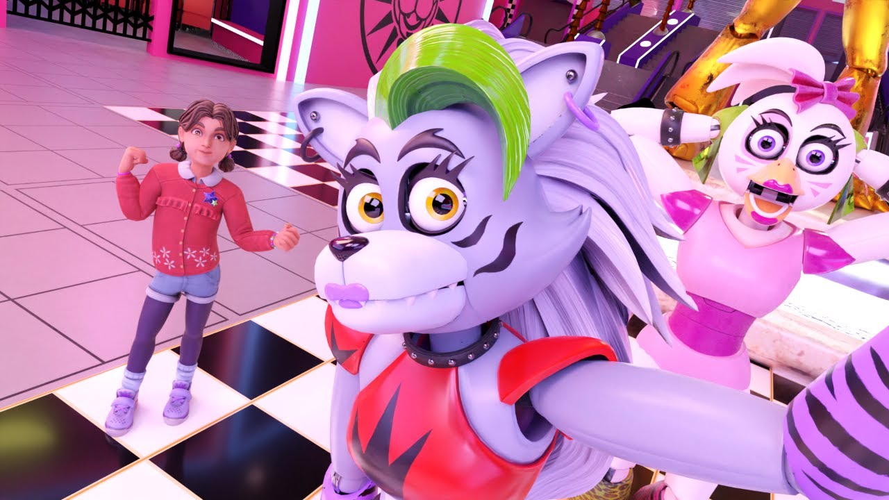 Roxanne Wolf Glamrock Chica & Cassie's Dance Party [FNAF SB RUIN ...