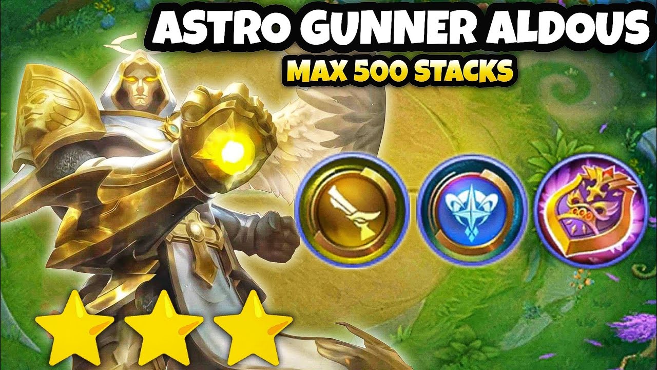 500 STACKS.!! ASTRO GUNNER ALDOUS. MUST WATCH!! MAGIC CHESS MOBILE ...
