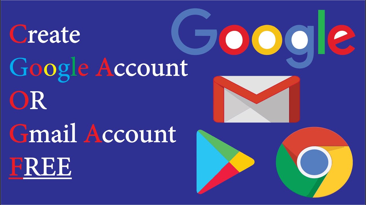 How to create a GOOGLE Account / Gmail Account - YouTube
