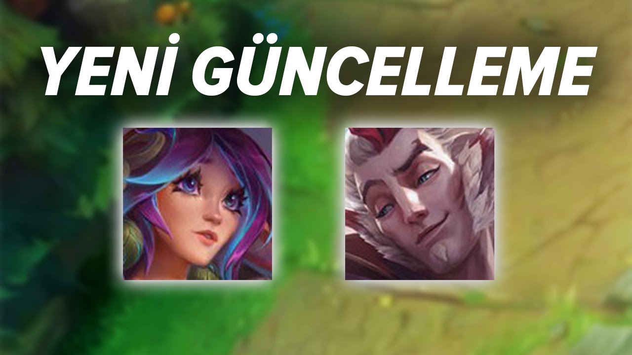 League of Legends bu karakterleri değiştiriyor - YouTube