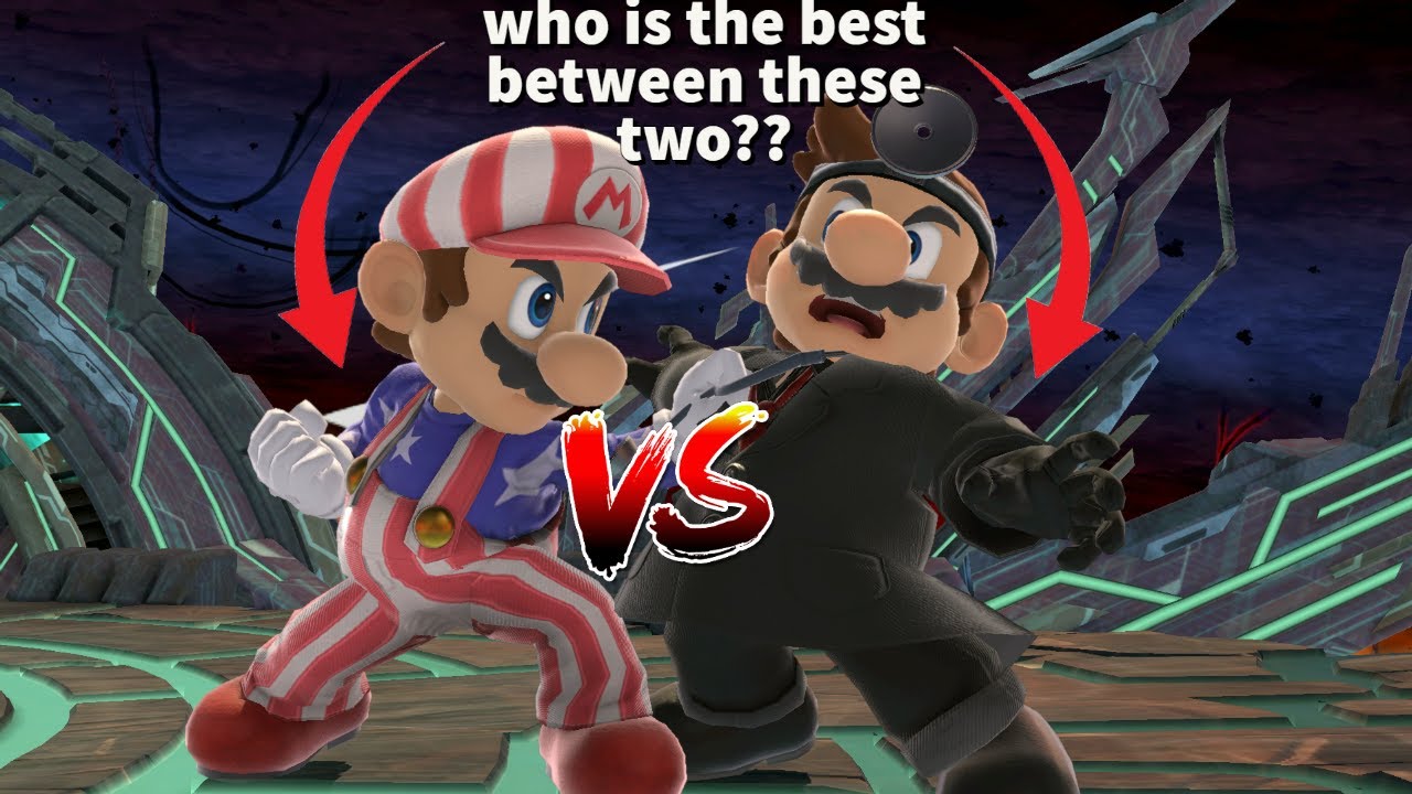 MARIO VS DR MARIO IN SMASH ULTIMATE - YouTube