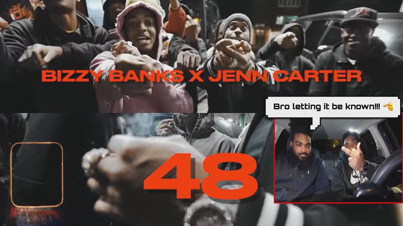 BIZZY BANKS FT JENN CARTER 48 TWIN FLAME LIFESTYLE REACTION DIR. BY ...