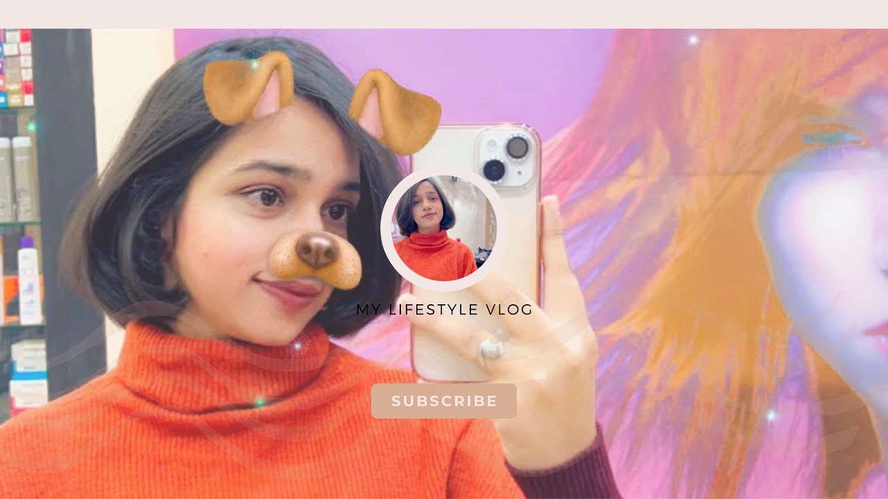 First vlog || New look || Haircut 💇‍♀️ - YouTube