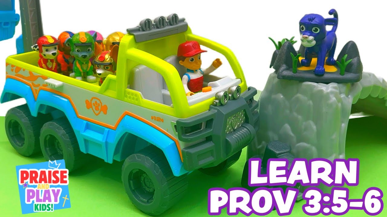Jaguars, Jungle, & Jesus! Bible Playtime with Paw Patrol Toys! - YouTube