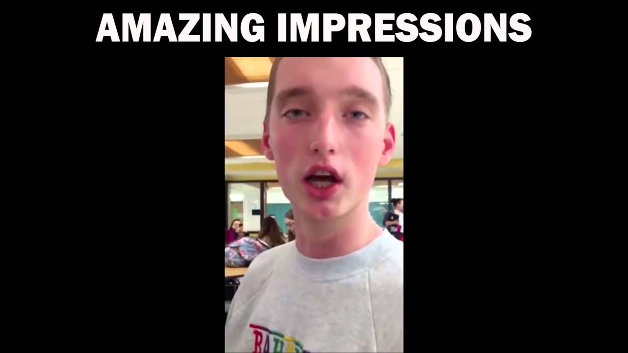 Amazing impressions done buy this guy!! - YouTube
