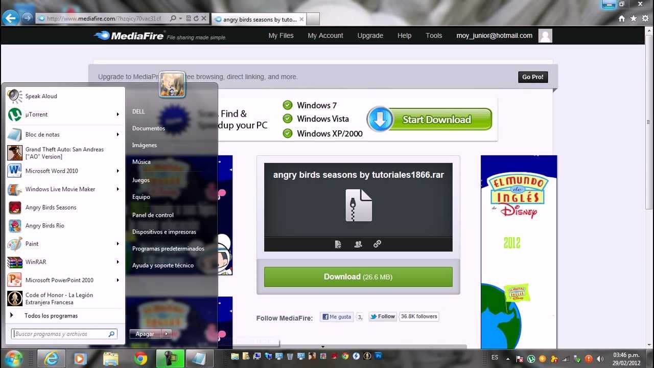 DESCARGAR ANGRY BIRDS SEASONS FULL EN ESPAÑOL MEDIAFIRE 2012 - YouTube