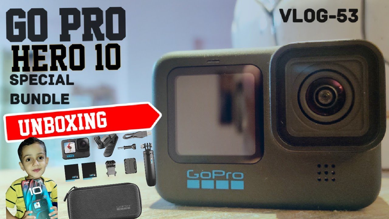 GoPro Hero 10 unboxing | New Camera for Vlogging | Go Pro Hero 10 black ...