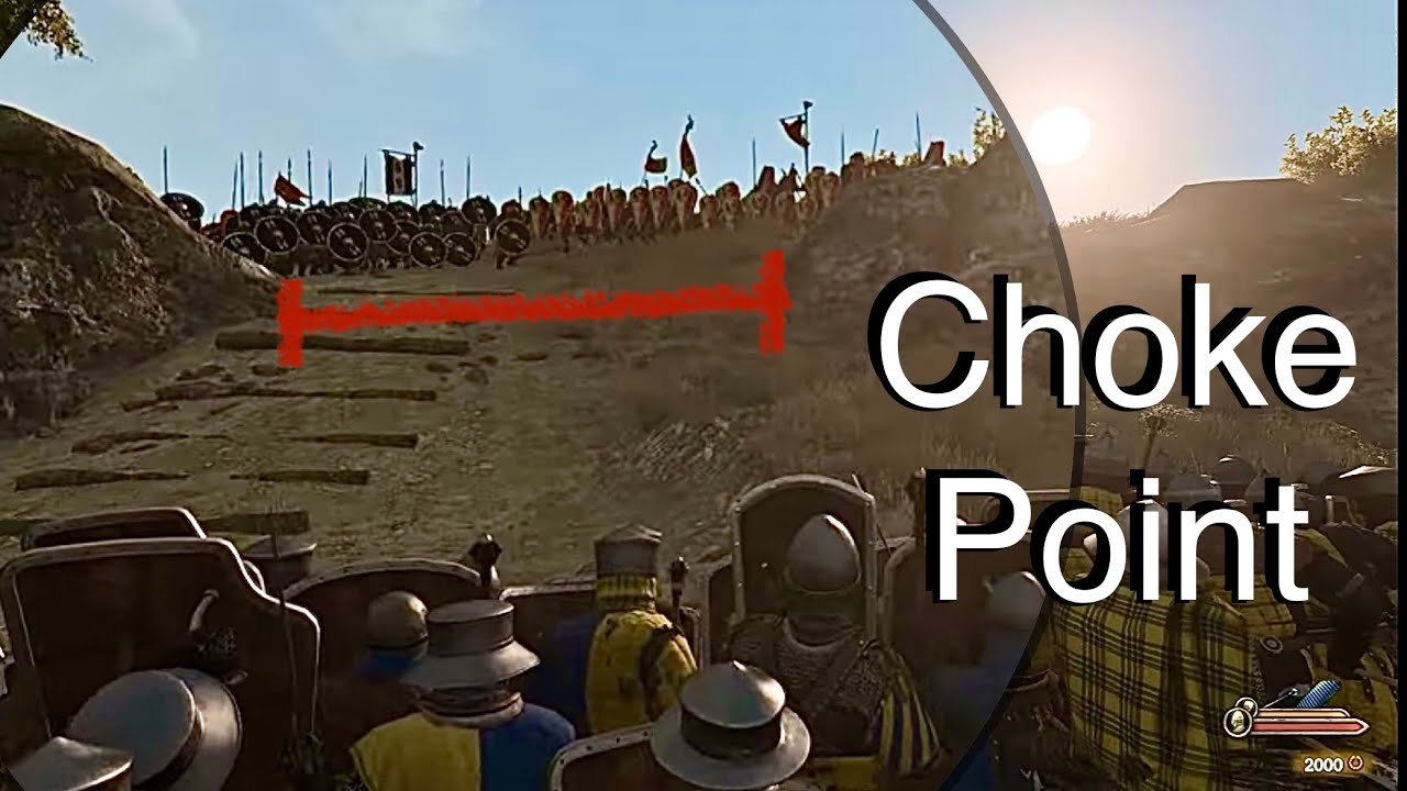 Fighting Against An UPHILL CHOKE POINT With Heavy Infantry - YouTube