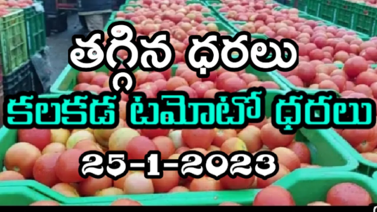 kalakada tomato prices - YouTube