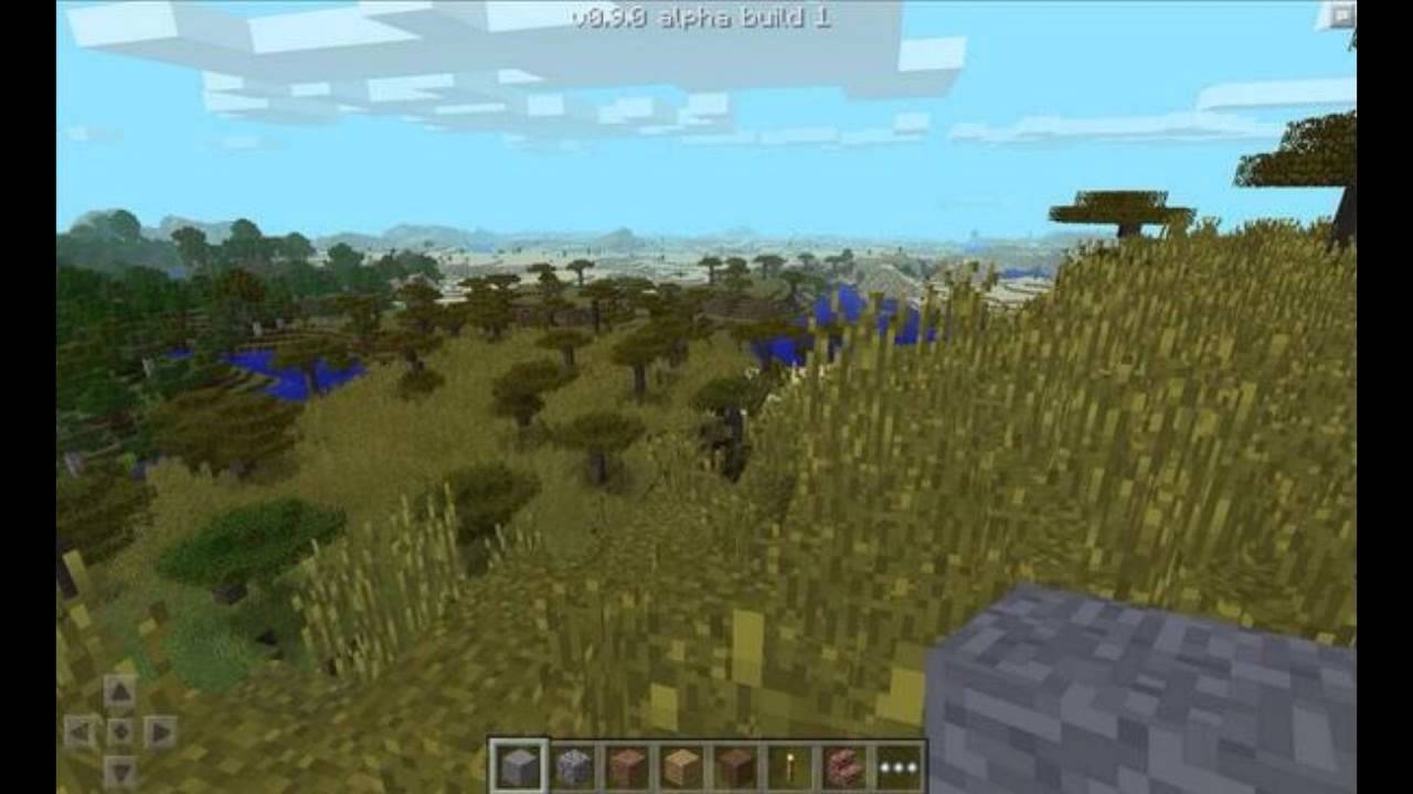 Default and Infinite World Sizes in Minecraft PE 0.9.0 - YouTube