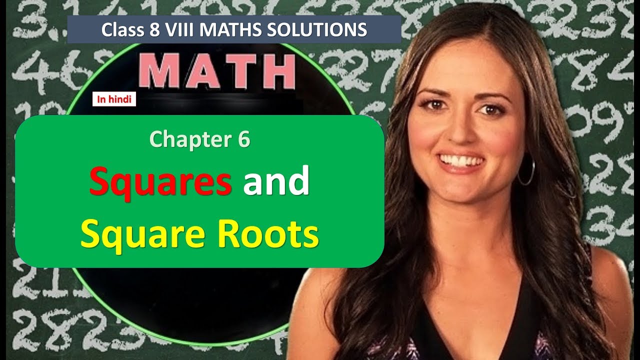 Class VIII 8 Math NCERT Solutions Chapter 6.1 Squares and Square Roots ...