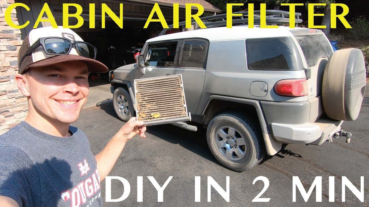 DIY | FJ Cruiser Cabin Air Filter Installation - YouTube